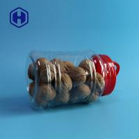 China 1700ml Food Grade PET Plastic Pickle Jars 99mm Diameter 181mm Height Airtight Leak Proof for sale