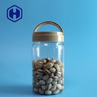 China FSSC 850ml Cylinder Leak Proof Plastic Jar With Lid Handle for sale
