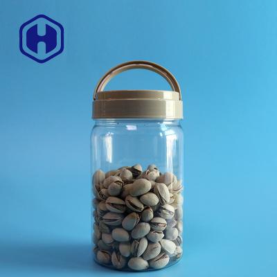 China FSSC 850ml Cylinder Leak Proof Plastic Jar With Lid Handle for sale