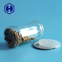 China 300# 420ml Food Grade Clear PET Plastic Cans with Aluminum Easy Open End for sale