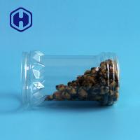 China 300# 420ml Food Grade Clear PET Plastic Cans with Aluminum Easy Open End for sale