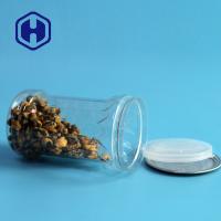 China 300# 420ml Food Grade Clear PET Plastic Cans with Aluminum Easy Open End for sale