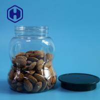 China PET Screw Top Plastic Jar 400ml 108mm Height Food Grade for Beans Peanut for sale