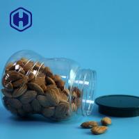 China PET Screw Top Plastic Jar 400ml 108mm Height Food Grade for Beans Peanut for sale