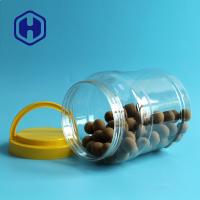 China 80.5oz BPA Free Food Grade Wide Mouth Plastic Jars with Lids 2380ml for sale