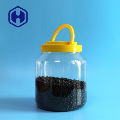 China Transparent 2800ml Round Leak Proof PET Plastic Jar for Pickle Packaging for sale