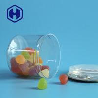 China Food Grade PET Plastic Can 170ml with Aluminum EOE Cap for Cashews Candies Dry Fruits for sale