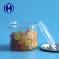 China Food Grade PET Plastic Can 170ml with Aluminum EOE Cap for Cashews Candies Dry Fruits for sale