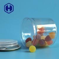China Food Grade PET Plastic Can 170ml with Aluminum EOE Cap for Cashews Candies Dry Fruits for sale