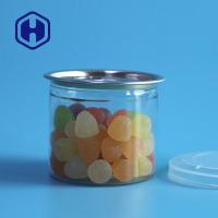 China Food Grade PET Plastic Can 170ml with Aluminum EOE Cap for Cashews Candies Dry Fruits for sale