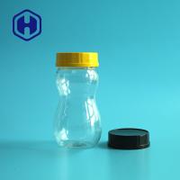 China Gourd Shape 290ml Leak Proof Plastic Jar With Lids Nuts Food Packaging for sale
