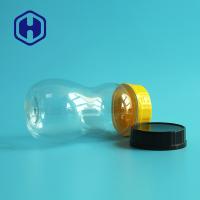 China Gourd Shape 290ml Leak Proof Plastic Jar With Lids Nuts Food Packaging for sale