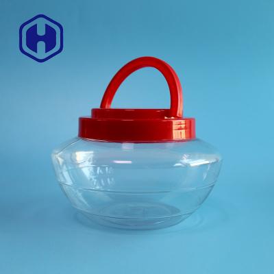 China Bulk 1820ml 61oz PET Plastic Jar with Screw Cap 120mm Wide Mouth Airtight for sale