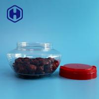 China Bulk 1820ml 61oz PET Plastic Jar with Screw Cap 120mm Wide Mouth Airtight for sale