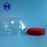 China Bulk 1820ml 61oz PET Plastic Jar with Screw Cap 120mm Wide Mouth Airtight for sale