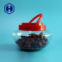 China Bulk 1820ml 61oz PET Plastic Jar with Screw Cap 120mm Wide Mouth Airtight for sale