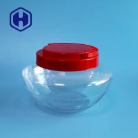 China Bulk 1820ml 61oz PET Plastic Jar with Screw Cap 120mm Wide Mouth Airtight for sale