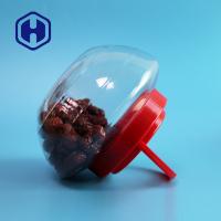 China Bulk 1820ml 61oz PET Plastic Jar with Screw Cap 120mm Wide Mouth Airtight for sale