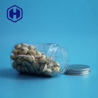 China 116mm Height Empty Plastic Packaging Jar 360ml Round Aluminum Screw Cap for sale