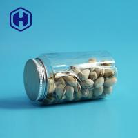 China 116mm Height Empty Plastic Packaging Jar 360ml Round Aluminum Screw Cap for sale
