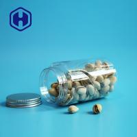 China 116mm Height Empty Plastic Packaging Jar 360ml Round Aluminum Screw Cap for sale