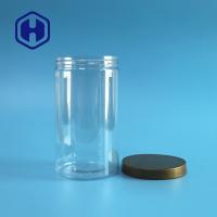 China Bulk 750ml PET Plastic Jars for Food Packaging Clear Cylindrical T-Shirt Toys for sale