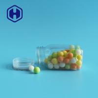 China Mini 100ml Plastic Packaging Jar For Chocolate Beans Sweets Granule Small Square for sale