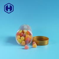 China 300ml Airtight Round Straight Plastic Jar Food Safe 116mm Height PET Clear Bulk for sale