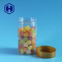 China 300ml Airtight Round Straight Plastic Jar Food Safe 116mm Height PET Clear Bulk for sale