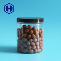 China 710ml 24oz Wide Mouth Plastic Food Storage Jar - Leak Proof PET Container 96x118mm for sale