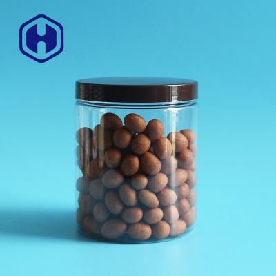 China 710ml 24oz Wide Mouth Plastic Food Storage Jar - Leak Proof PET Container 96x118mm for sale