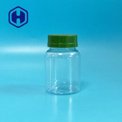 China 130ml Clear PET Plastic Jar with 40mm Diameter - Food Grade Candy Packaging Container with Leak-Proof Seal for sale