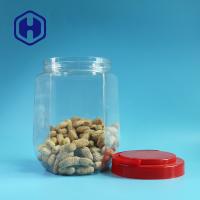 China 2480ml Leak Proof PET Food Grade Plastic Jar with Screw Lid Wide Mouth 120mm for sale