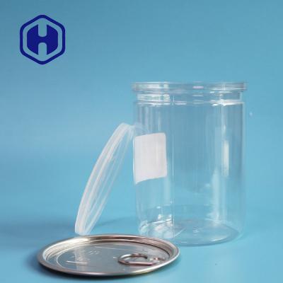 China 490ml 307# Cashews Easy Open Plastic PET Can Screen Print Logo for sale