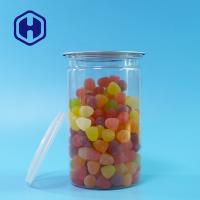 China Food Grade PET Plastic Canning Cans 680ml 83.3mm Diameter Transparent Spice Container for sale