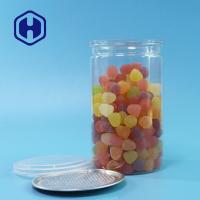 China Food Grade PET Plastic Canning Cans 680ml 83.3mm Diameter Transparent Spice Container for sale