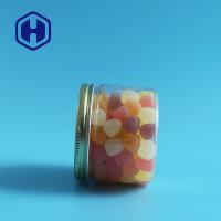 China Custom 260ml Plastic Cosmetic Jar Transparent PET Boby Butter Packaging Containers for sale