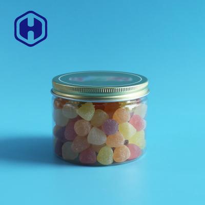 China Custom 260ml Plastic Cosmetic Jar Transparent PET Boby Butter Packaging Containers for sale