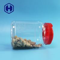 China 120mm 2920ml Transparent PET Plastic Jar with Screw Cap and Aluminum Foil Sealing for sale