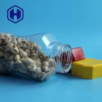China Clear 800ml Powder Beans Plastic Packaging Jar 180mm Height for sale