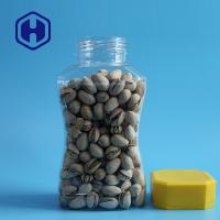 China Clear 800ml Powder Beans Plastic Packaging Jar 180mm Height for sale