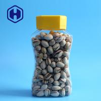 China Clear 800ml Powder Beans Plastic Packaging Jar 180mm Height for sale