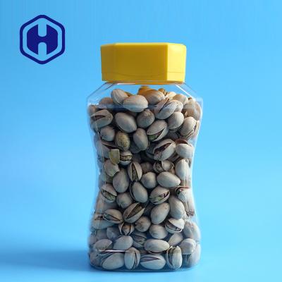 China Clear 800ml Powder Beans Plastic Packaging Jar 180mm Height for sale