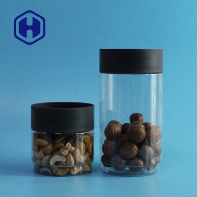 China 438ml 998ml Round Plastic Jars 168mm Height Customize Color for sale