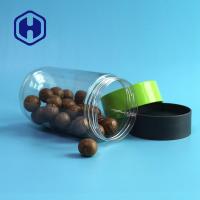 China 438ml 998ml Round Plastic Jars 168mm Height Customize Color for sale