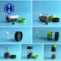 China 438ml 998ml Round Plastic Jars 168mm Height Customize Color for sale