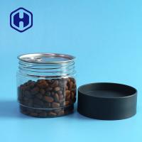 China BPA Free 438ml Round PET Stackable Jar with Lid Leak Proof Food Packing for sale