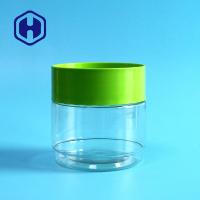 China BPA Free 438ml Round PET Stackable Jar with Lid Leak Proof Food Packing for sale