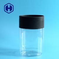 China Empty 716ml Oval Plastic PET Stackable Jar for Almonds Biscuits Nuts for sale