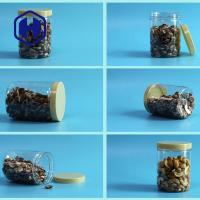 China Transparent 500ml Plastic Packaging Jar Screw Lid Custom Logo for sale